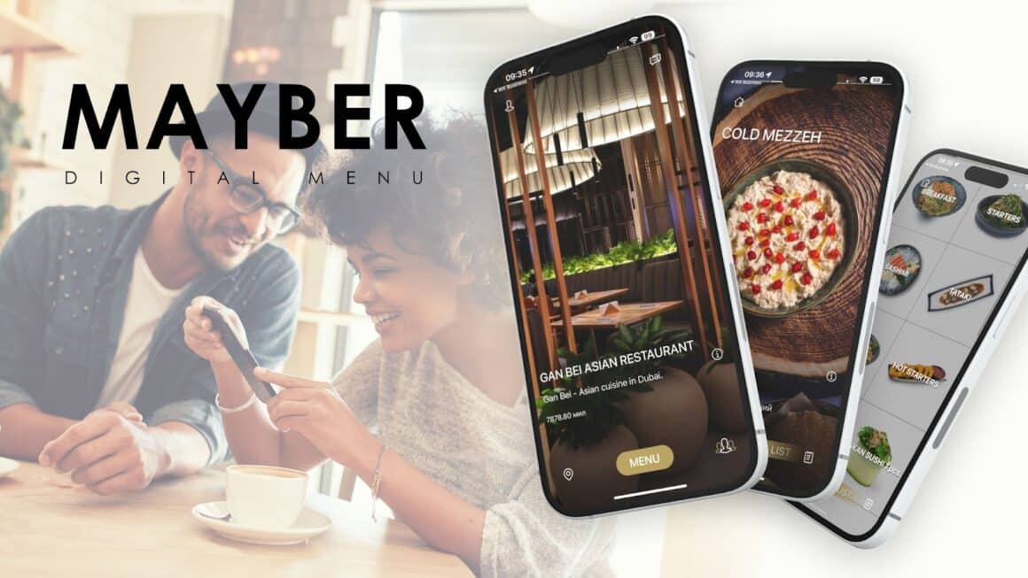 Full-Screen Menus and Instant Payments: Mayber App